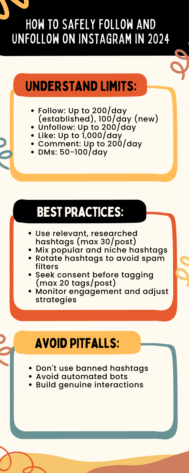 Instagram Limits Policy 2024 - Follow Unfollow | Sociosight